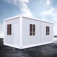 China Cost Effective Labor Saving Flat Pack Container House Prefab Buildings Mini Warehouse for sale