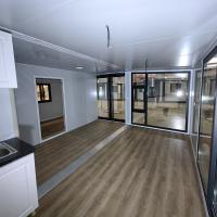 China Luxury 3 Bedroom Prefabricated Expandable Container House Steel Frame 50mm EPS Wall for sale