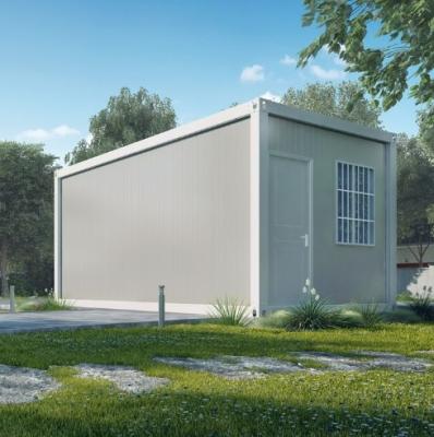 China Prefabricated Modular Flat Pack Container House 50mm EPS Sandwich Panel Fast Install for sale