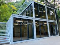 China Prefabricated Modular Flat Pack Container House 50mm EPS Sandwich Panel Fast Install for sale