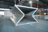 China Modular Fold Up House Sandwich Panel Fireproof Foldable Expanding Cabin for sale