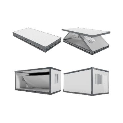 China Z Shaped Foldable Container House Waterproof Fast Build Shelter 50mm EPS Panel for sale