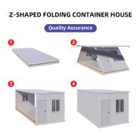 China Z Shaped Foldable Container House Waterproof Fast Build Shelter 50mm EPS Panel for sale