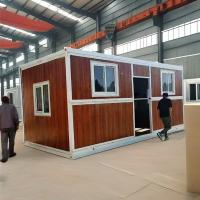China 20ft Flat Pack Modular Wooden Container House 50mm EPS Sandwich Panel for Hotel Toilet Hospital Mall for sale