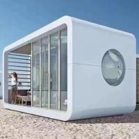 China Prefabricated Space Capsule Apple Cabin 20ft Galvanized Steel Container House for Living Working for sale