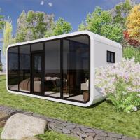 China Prefabricated Space Capsule Apple Cabin 20ft Galvanized Steel Container House for Living Working for sale