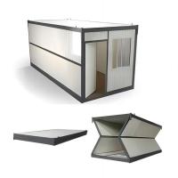 China Customizable Folding Container House With Steel Structure And EPS Sandwich Panel for sale