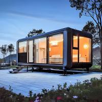 China Prefabricated 20FT 40FT Portable Luxury Apple Cabin House Office with Bathroom Bedroom for sale