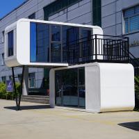 China Prefabricated 20FT 40FT Portable Luxury Apple Cabin House Office with Bathroom Bedroom for sale