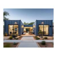 China Detachable Steel Structure Container House 50mm Insulated Panel Portable Living for sale