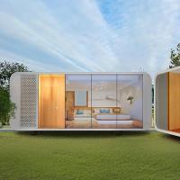 China Apple Cabin House Galvanized Steel Frame Metal Carved Panel Durable Exterior Interior Walls Custom Color for sale
