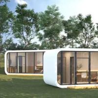 China Apple Cabin House Galvanized Steel Frame Metal Carved Panel Durable Exterior Interior Walls Custom Color for sale