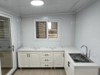 China Expandable Container House 3500mm x 8000mm with Wind-Resistant Columns Grade 11 Wind Resistance for sale