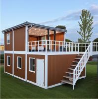 China Secure And Durable Flat Pack Container House With Pre-Wired Electricity And Quick Installation Time for sale