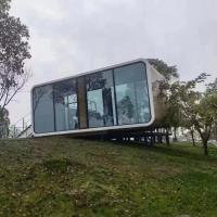 China Detachable Apple Cabin Prefabricated House 20ft Mobile Studio with Galvanized Steel Frame for sale