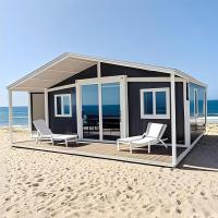 China Custom Prefabricated Luxury Living 2-Bedroom Expandable Container House for sale