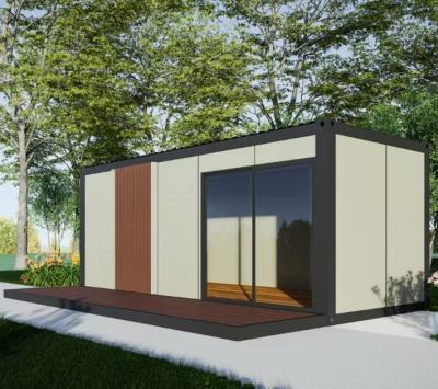 China Detachable Container House 50mm Rock Wool Sandwich Panel Aluminum Alloy Door Prewired for sale
