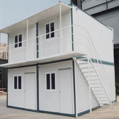 China Modular Prefabricated Container House 50mm EPS Sandwich Panel Flat Pack Living Office Home for sale