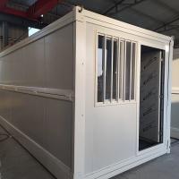 China Modular Steel Folding Container House 20ft 40ft Quick Build Prefabricated Home Camping Office for sale