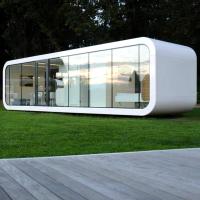 China Outdoor 40ft Prefabricated Apple Capsule Cabin House with Galvanized Steel Frame for sale