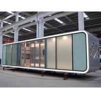 China Outdoor 40ft Prefabricated Apple Capsule Cabin House with Galvanized Steel Frame for sale