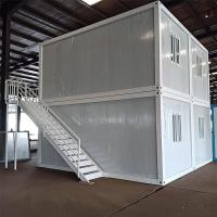 China Folding Container House Steel Structure 50mm Insulated Wall Panels Durable Easy Assembly for sale