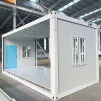 China Prefabricated Luxury Folding Container House With Bedroom / Bathroom for sale