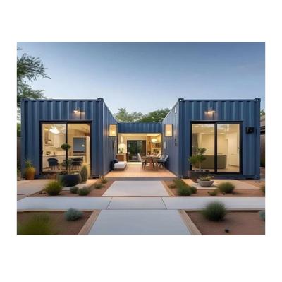 China Prefabricated Detachable Container House Two-Story Living Room 50mm EPS Sandwich Panel for sale