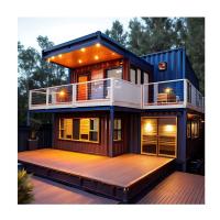 China Prefabricated Detachable Container House Two-Story Living Room 50mm EPS Sandwich Panel for sale