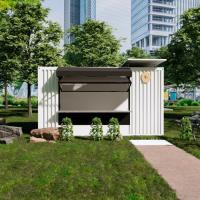 China Detachable Container House with Fireproof EPS Sandwich Panel and Customizable Door Options for sale
