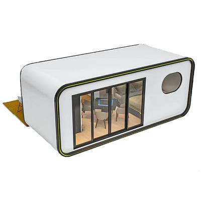 China Apple Cabin House Galvanized Steel Frame Metal Carved Panel Durable Modern Prefab Home 3500mm Width for sale
