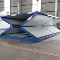 China Folding Container House 3500x8000mm Prefabricated Collapsible Home for Worker Camp Living Room for sale
