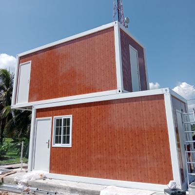 China Detachable 20ft Container Shop Cafe House with 50mm EPS Sandwich Panel for sale