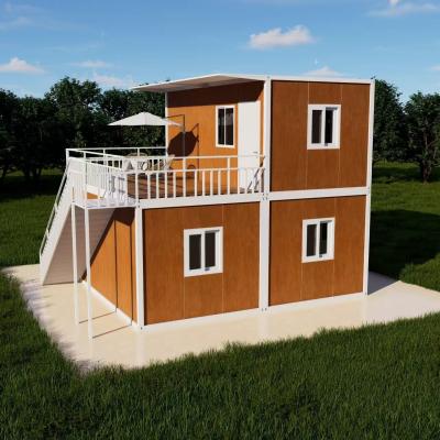 China Pre-assembly Flexible Detached Container House Farmyard Spacious Warehouse for sale