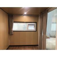 China Apple Cabin Prefab Modular House Capsule Room with Terrace Galvanized Steel Frame 50mm Rock Wool Insulation for sale