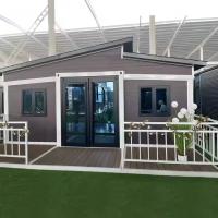 China Luxury 20ft 40ft Expandable Shipping Container House Modular Home Steel Frame 50mm EPS Wall for sale