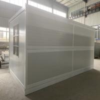 China Portable Modular 20ft 40ft Foldable Tiny Houses Fast Fold Flat Pack Folding Container House Shop Camps Homes for sale