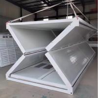 China Portable Modular 20ft 40ft Foldable Tiny Houses Fast Fold Flat Pack Folding Container House Shop Camps Homes for sale
