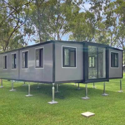 China Foldable Expanding Container Home 50mm EPS Sandwich Panel Luxury Family Residence for sale