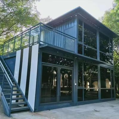 China Quick Build 20ft Prefab Container House with Furniture Bathroom for Home Office for sale