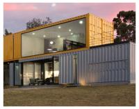 China Two Story Prefabricated House Waterproof Detachable Container Home 50mm EPS Panel for sale