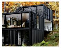 China Two Story Prefabricated House Waterproof Detachable Container Home 50mm EPS Panel for sale