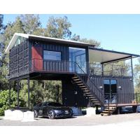 China 20FT Two-Story Flat Pack House Modular Prefabricated Hotel Apartment 50mm EPS Panel for sale