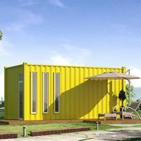 China 20FT Two-Story Flat Pack House Modular Prefabricated Hotel Apartment 50mm EPS Panel for sale
