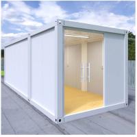 China Customizable Foldable Container House 50mm EPS Sandwich Panel Prewired Work Accommodation for sale