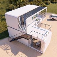 China Modern Capsule Apple Cabin Luxury Prefab House 20ft 40ft Modular Steel Cabin for sale