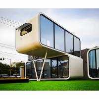 China Modern Capsule Apple Cabin Luxury Prefab House 20ft 40ft Modular Steel Cabin for sale