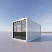 China 20ft Prefab Steel Wooden Container House Detachable Modular Office 50mm EPS Panel for sale