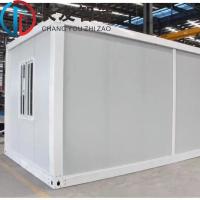 China 20ft Prefab Steel Wooden Container House Detachable Modular Office 50mm EPS Panel for sale