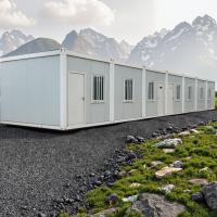 China Detachable Container House Bending Steel Plate Sandwich Panel 50mm EPS Rock Wool Insulation for sale